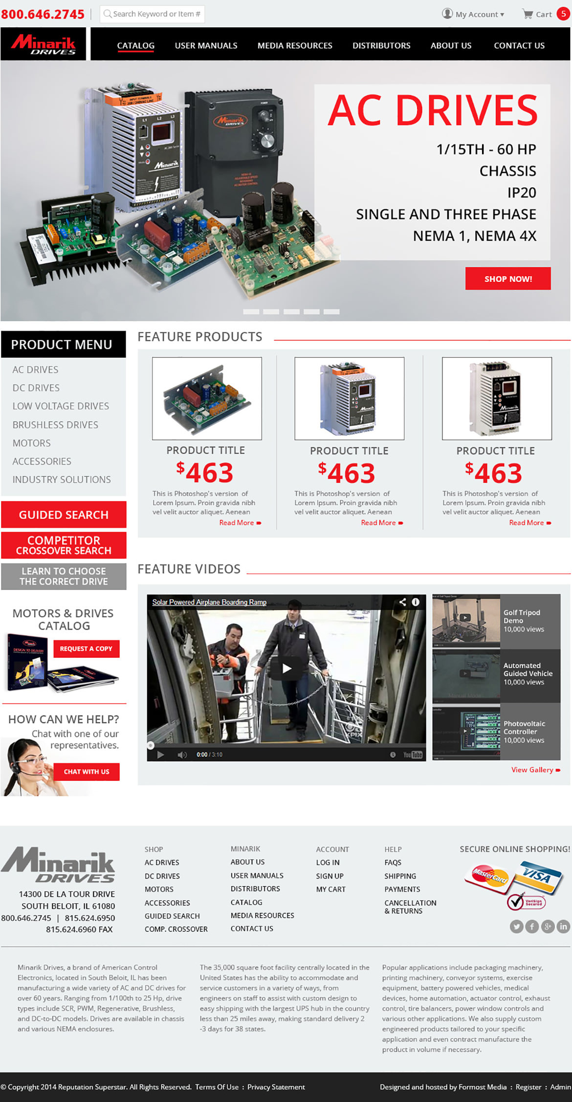 Foremost Media Portfolio | Gallery of Website Designs