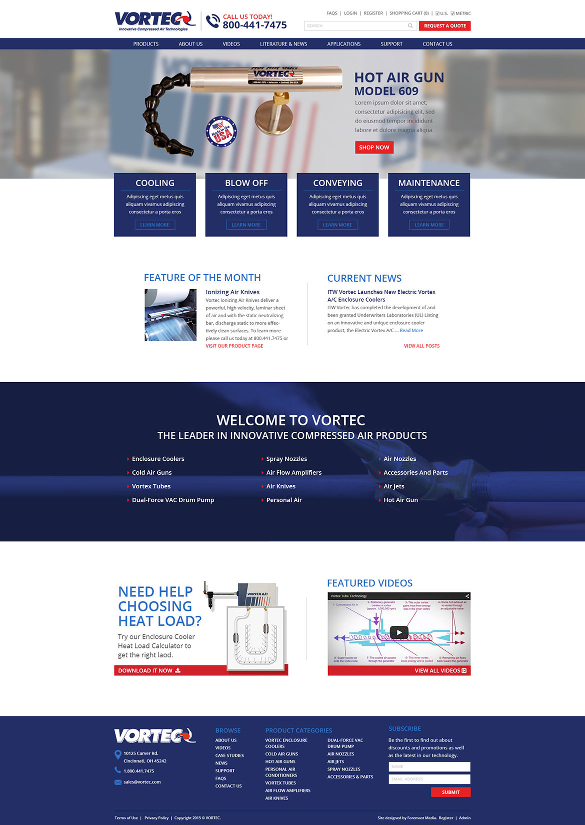 Foremost Media Portfolio | Gallery of Website Designs