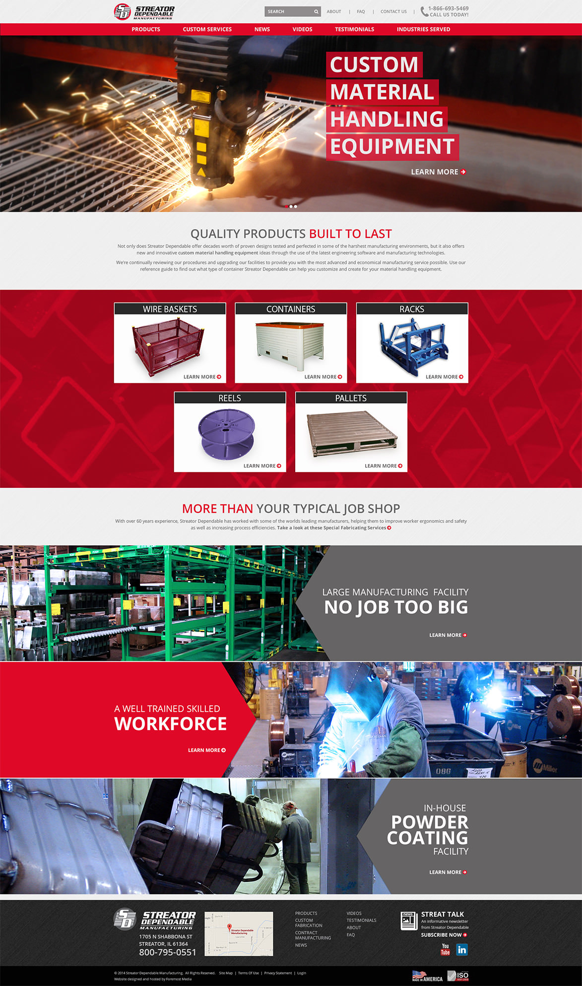 Foremost Media Portfolio | Gallery of Website Designs