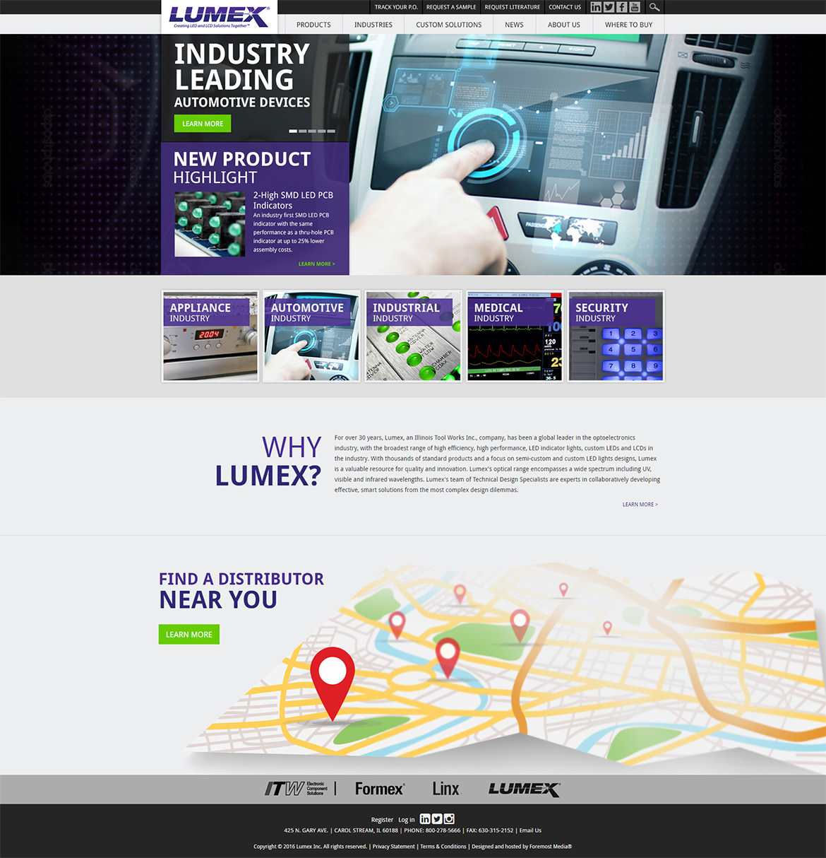 Foremost Media Portfolio | Gallery of Website Designs