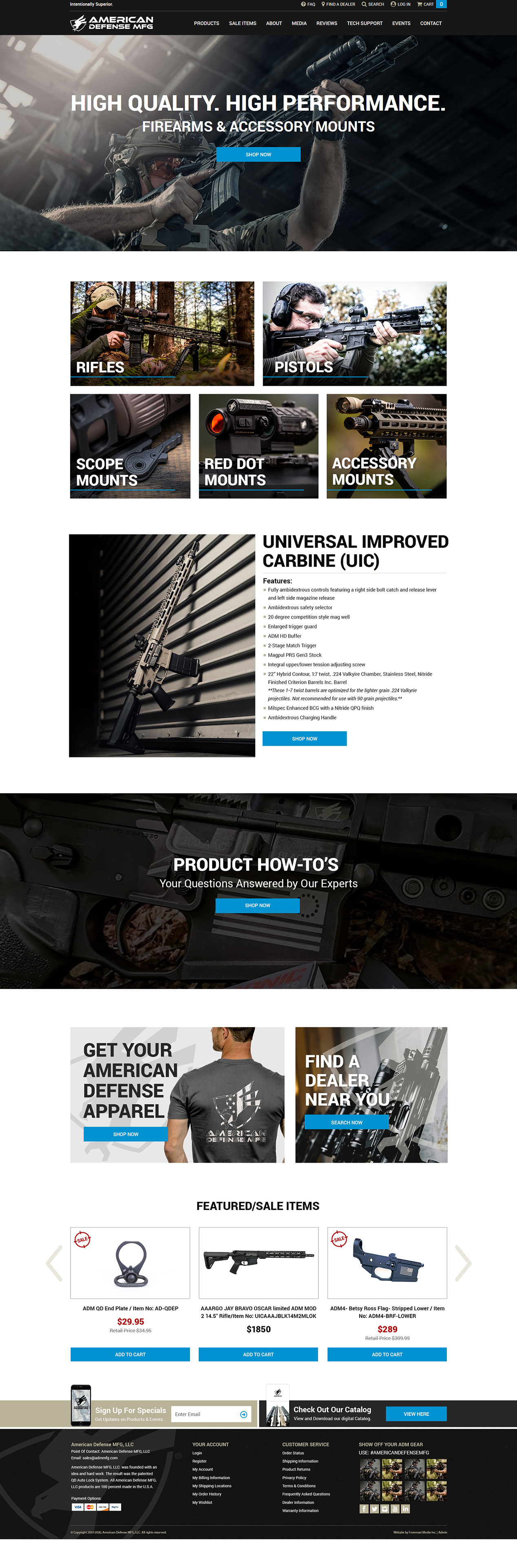 Foremost Media Portfolio | Gallery of Website Designs